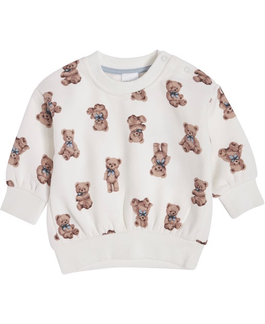 Babies' All Over Print Sweatshirt in Aop Bear | Postie