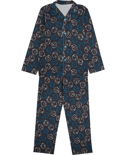 Kids' Flannel PJ's in Smiley Print | Postie