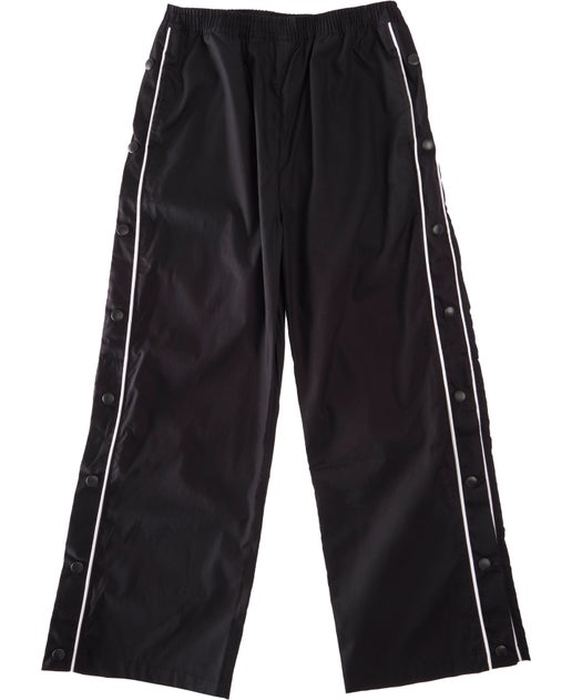 Kids' Snap Button Woven Pant in Black | Postie