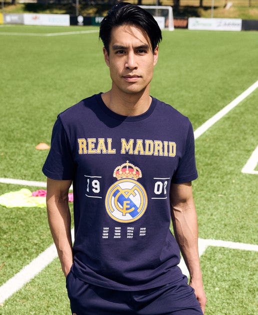 Men's Real Madrid Tee in Navy | Postie