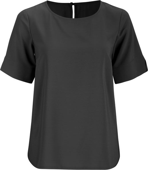 Women's Split Sleeve Top in Black | Postie
