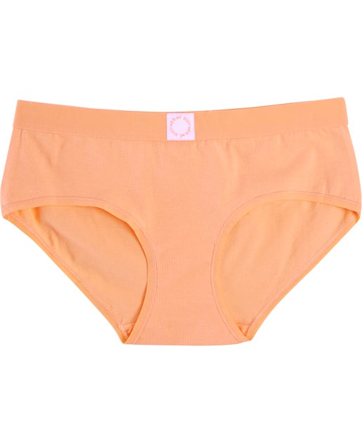 Women's Wideband Boyleg Brief in Peach Cobbler | Postie